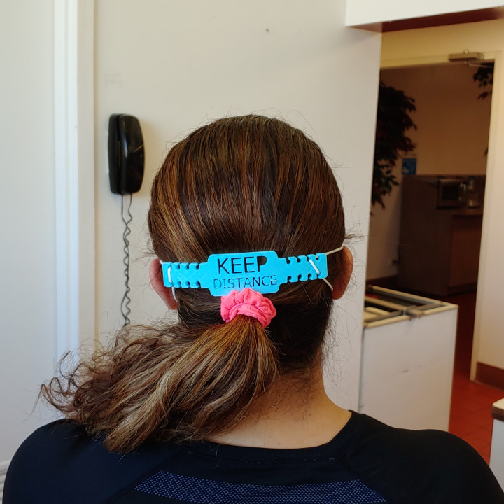 3D Printable Strap Mask by Hector Jimenez