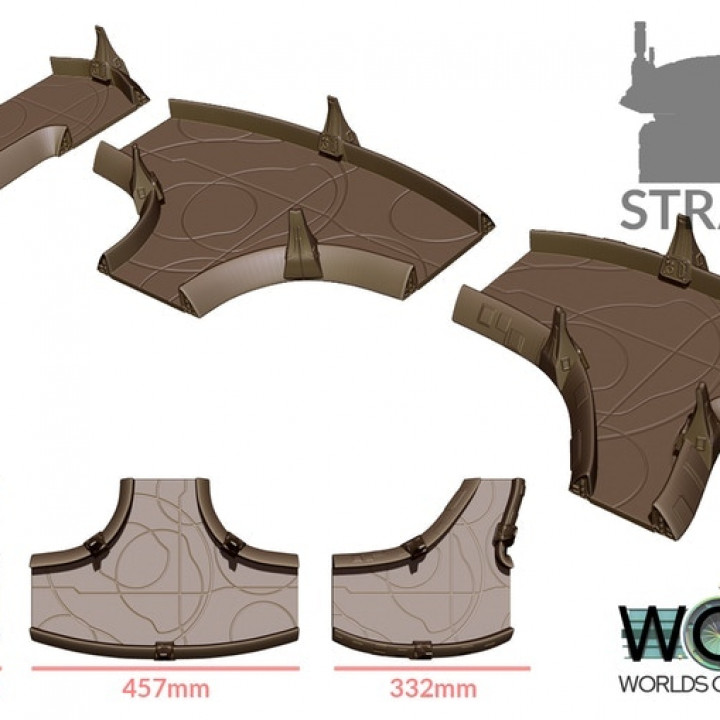 3D Printable The World of Strata by Bad Tentacles Studios