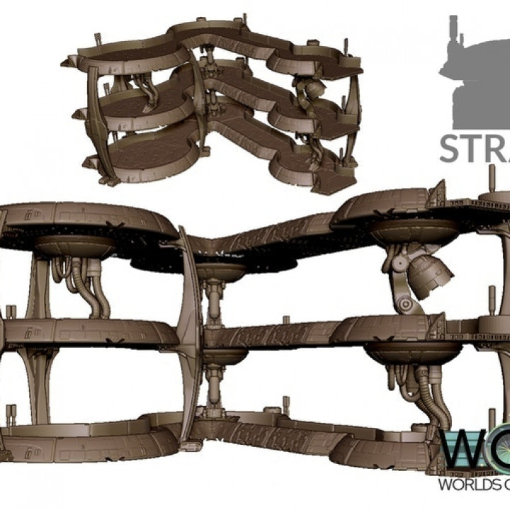 3D Printable The World of Strata by Bad Tentacles Studios