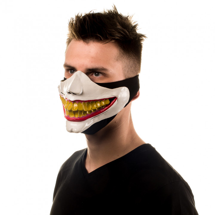 3D Printable Creepysmile Facemask by Plastcore3D