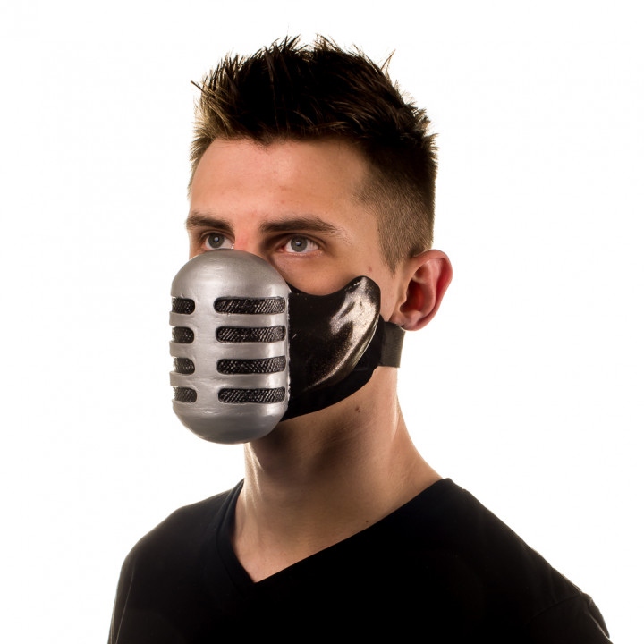 3D Printable Microphone Facemask by Plastcore3D