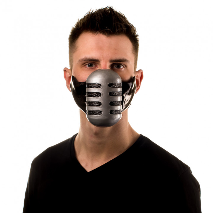 3D Printable Microphone Facemask by Plastcore3D