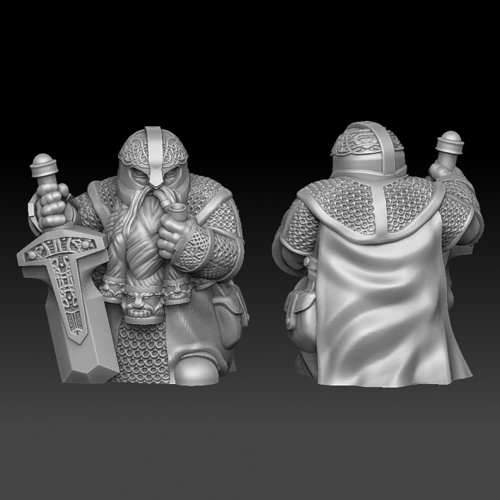 3D Printable Dwarf warrior smoking pipe by Stanislav Kuznetsov