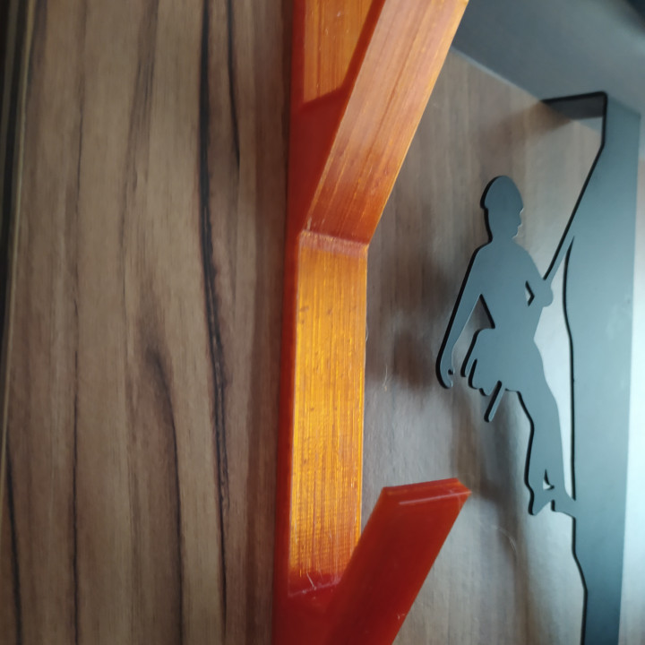 3D Printable closet door hanger by Bender Rodrigez