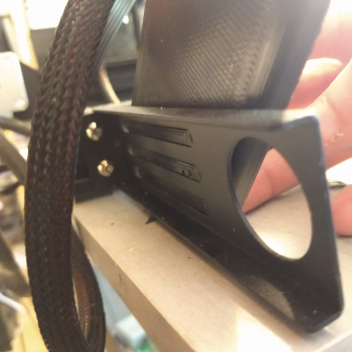 3D Printable Side Mount Spool Holder for Ender 3 by Ed Yother