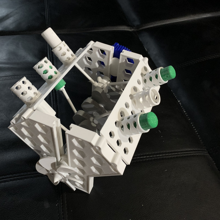 3D Printable Simple V6 Engine by Maximalian Kephart