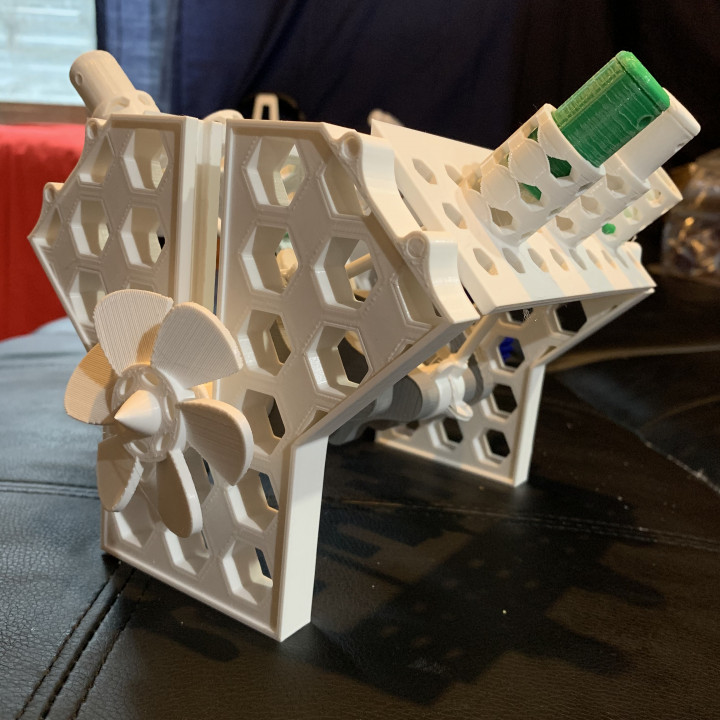 3D Printable Simple V6 Engine by Maximalian Kephart