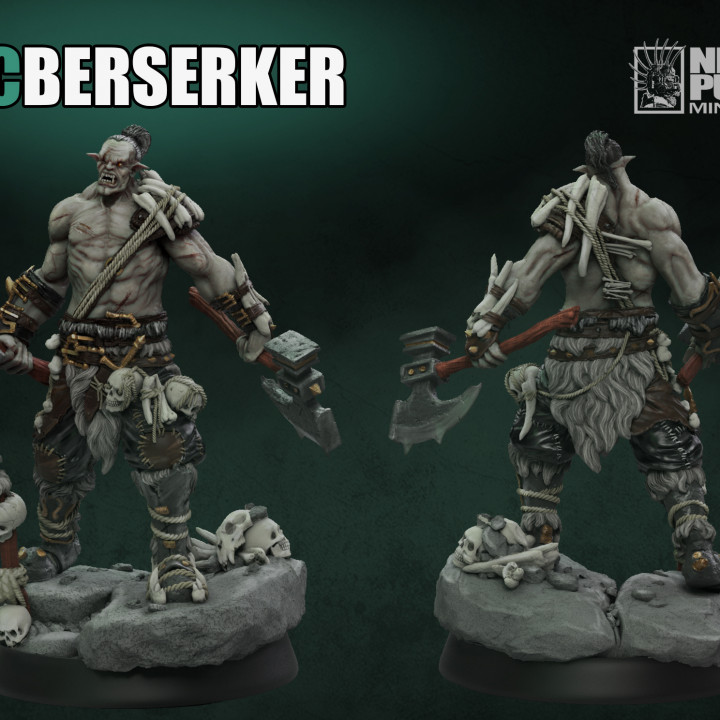 3D Printable ORC HORDE set by Necropunks Miniatures