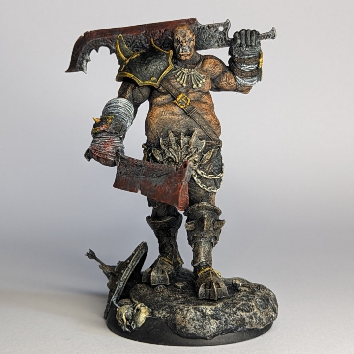 3D Print of ORC BUTCHER by Rustythread