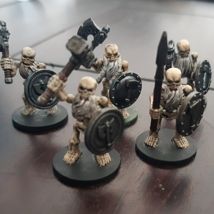 3D Print of Skeleton Horde: Dwarf Expansion by ekahnpivf