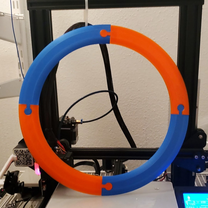 3D Printable Portable Disk Frisbee by Trey