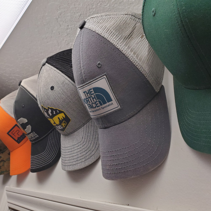 3D Printable Hat Hanger by Brent Olsen