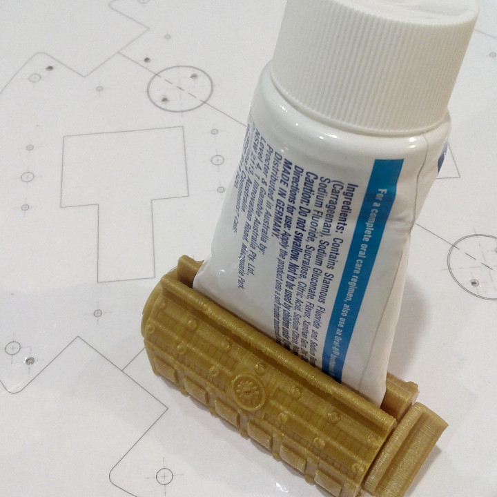 3D Printable Toothpaste squeezer by LAD Robotics