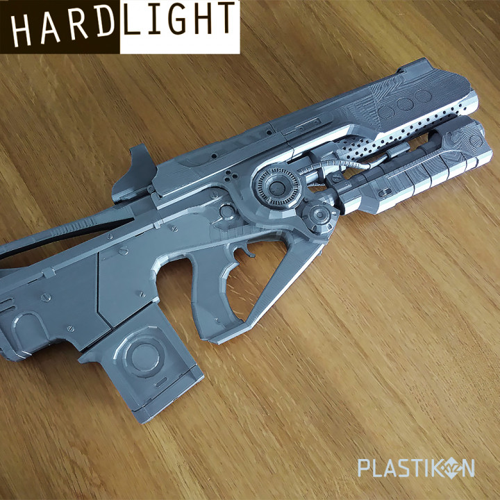 3D Printable Destiny Hard Light by PLASTIKON 3D Design