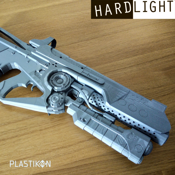3D Printable Destiny Hard Light by PLASTIKON 3D Design