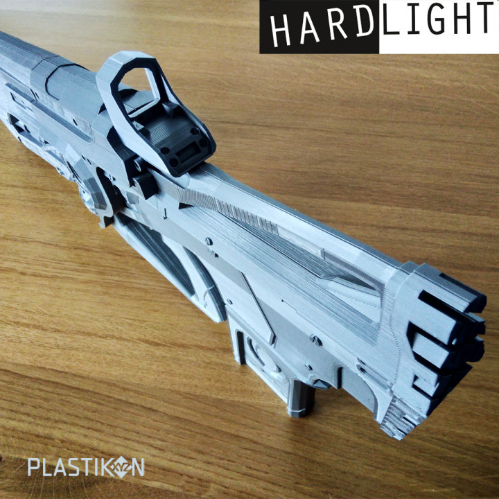 3D Printable Destiny Hard Light by PLASTIKON 3D Design