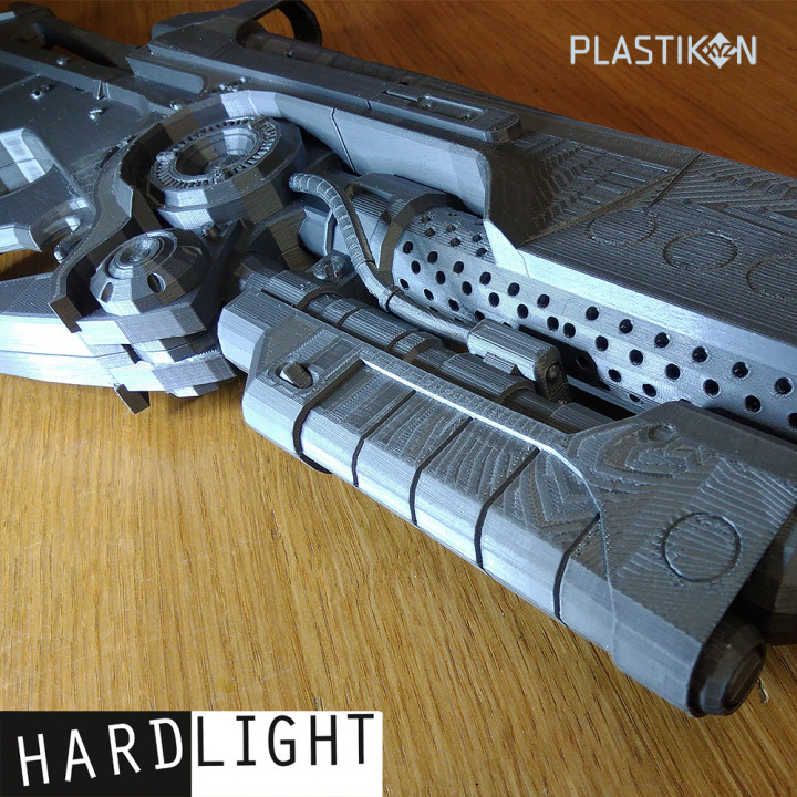 3D Printable Destiny Hard Light by PLASTIKON 3D Design