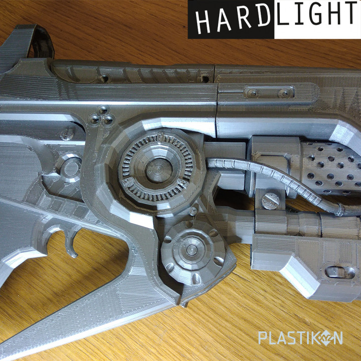 3D Printable Destiny Hard Light by PLASTIKON 3D Design