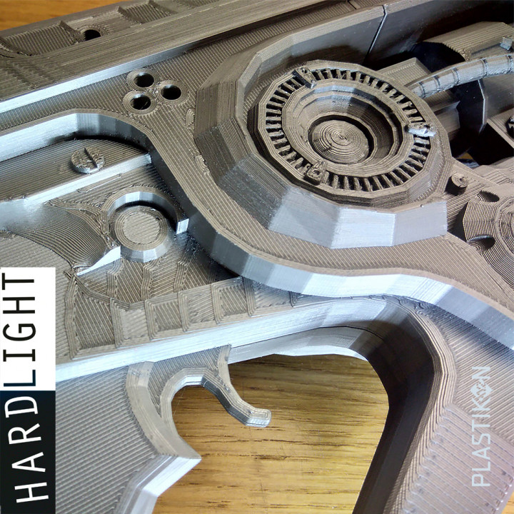 3D Printable Destiny Hard Light by PLASTIKON 3D Design