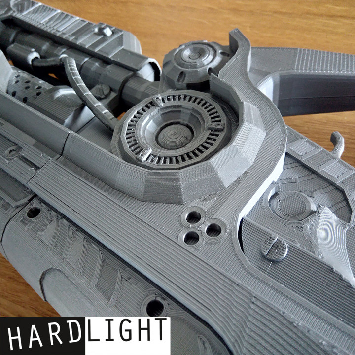 3D Printable Destiny Hard Light by PLASTIKON 3D Design