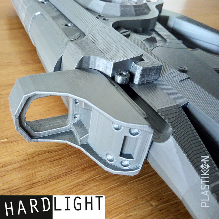3D Printable Destiny Hard Light by PLASTIKON 3D Design