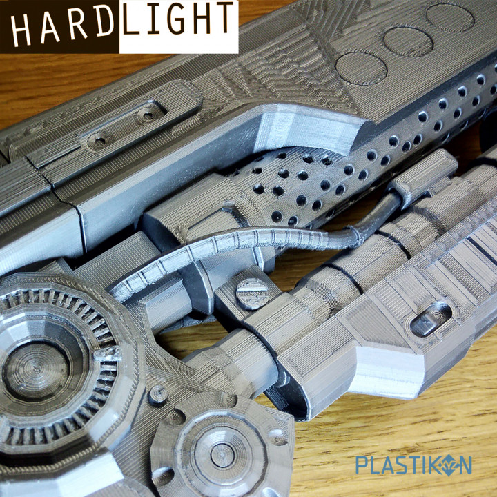 3D Printable Destiny Hard Light by PLASTIKON 3D Design