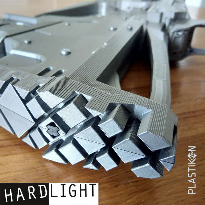 3D Printable Destiny Hard Light by PLASTIKON 3D Design