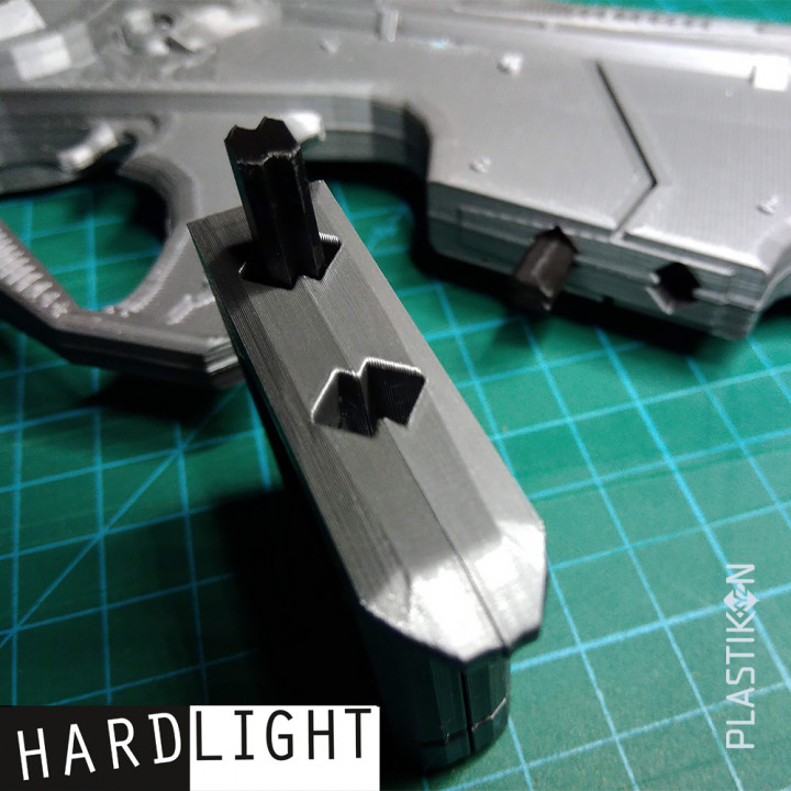 3D Printable Destiny Hard Light by PLASTIKON 3D Design