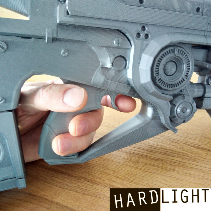 3D Printable Destiny Hard Light by PLASTIKON 3D Design