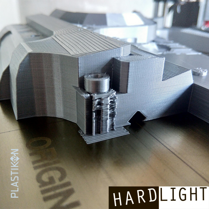 3D Printable Destiny Hard Light by PLASTIKON 3D Design