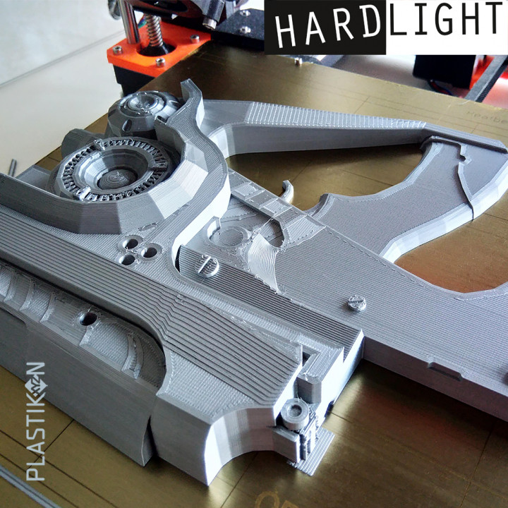 3D Printable Destiny Hard Light by PLASTIKON 3D Design
