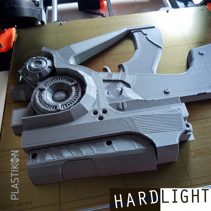 3D Printable Destiny Hard Light by PLASTIKON 3D Design
