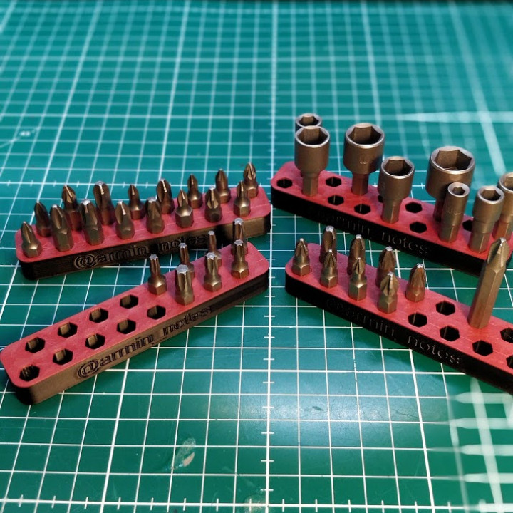 3D Printable Drill screw bit holder by Armin