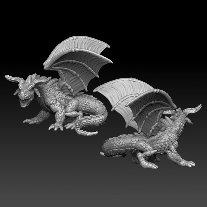 3D Printable Dragon by Stanislav Kuznetsov