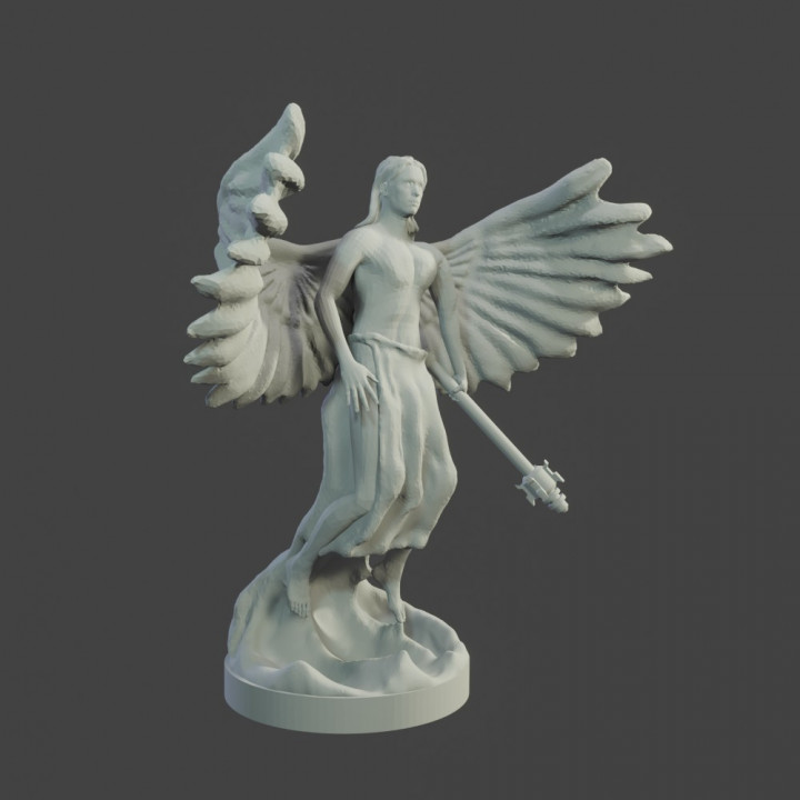 3D Printable Angel deva by Roberto Contreras Ramirez