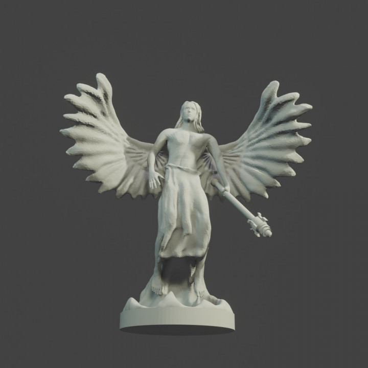 3D Printable Angel deva by Roberto Contreras Ramirez