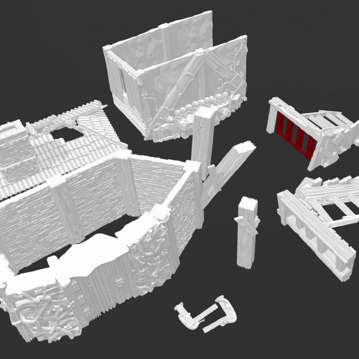 3D Printable Skeleton scatter terrain - 28mm for wargame by Eskice ...