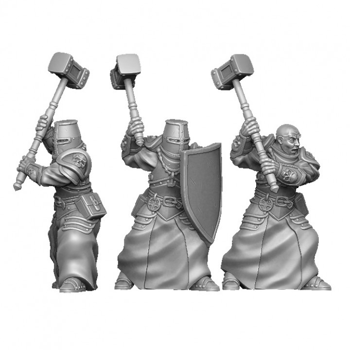 3D Printable Hammer knights pack by Stanislav Kuznetsov