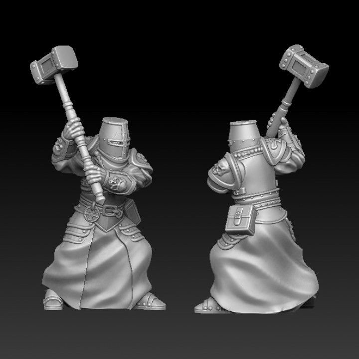 3D Printable Hammer knights pack by Stanislav Kuznetsov