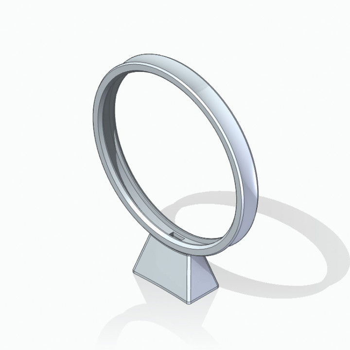 3D Printable Ring LED lamp by Nikita