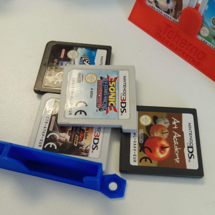 3D Printable Protective Nintendo DS Cases with Desk or Shelf Mount! The ...