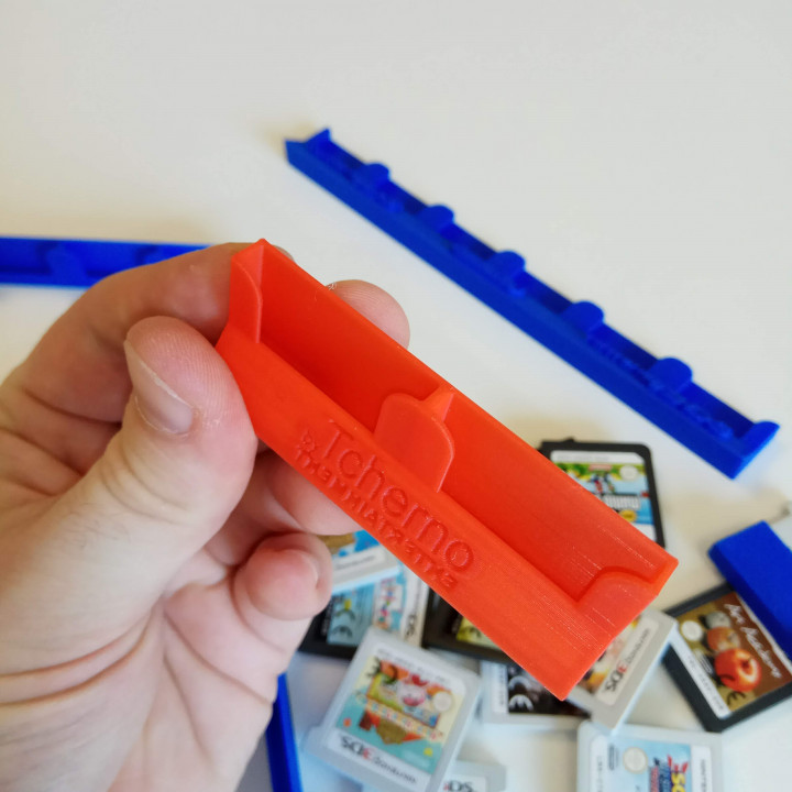 3D Printable Nintendo DS 3DS Display Rack by Tcherno! by Olivier Carli