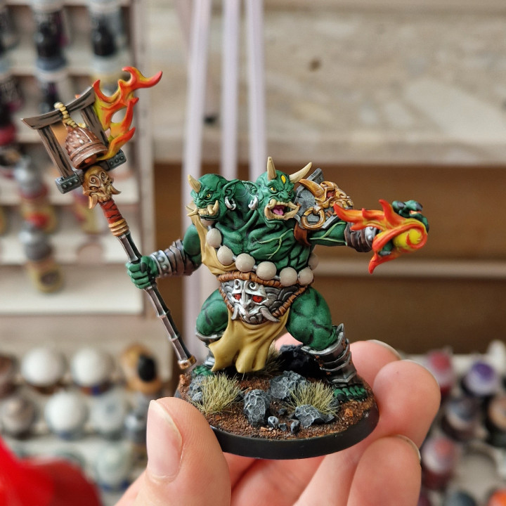 3D Print of Goraku the Ogre Magi - Oni Clan Hero by DarkangelTC