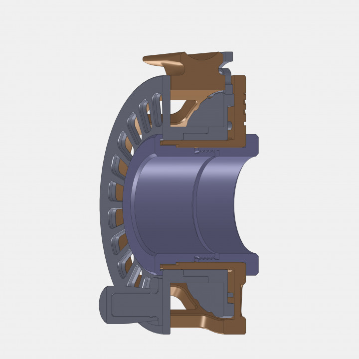 3D Printable Hubless Fly Reel by Ed Zonneveld