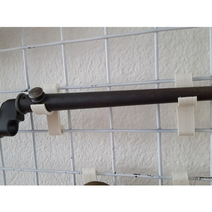 3D Printable Wall Mounting system for 5x5cm metal roster by stijn peeters