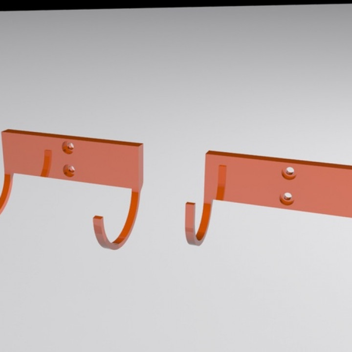 3D Printable Wall Mounting system for 5x5cm metal roster by stijn peeters