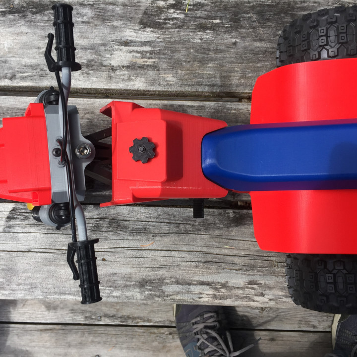 3D Printable Trifekta RC 3-Wheeler H250r by Trifekta RC