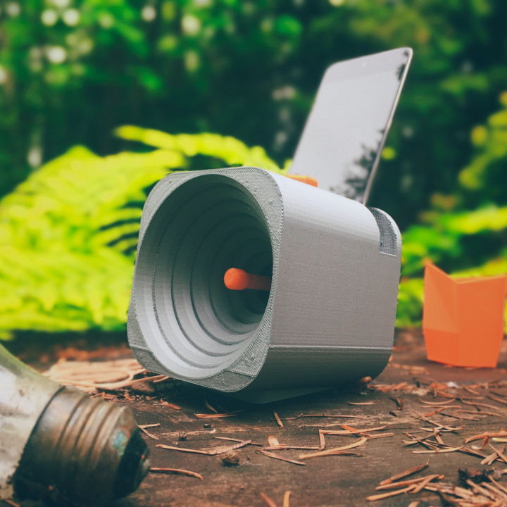 3D Printable Beat (The 3D Printed Acoustic Phone Amp) by Matt Stokes