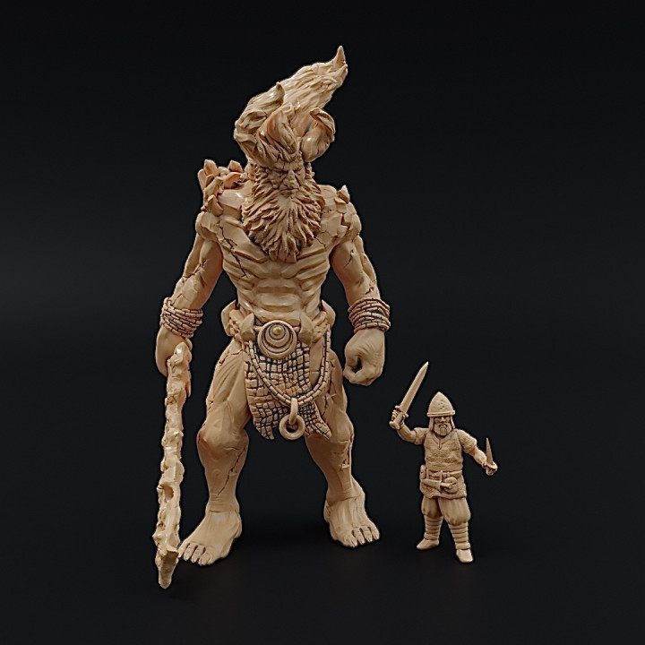 3D Printable Nine Worlds: Fire Jotnar by Ill Gotten Games