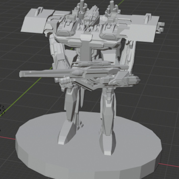 3D Printable Jack Hammer Jump Mech by Halicide